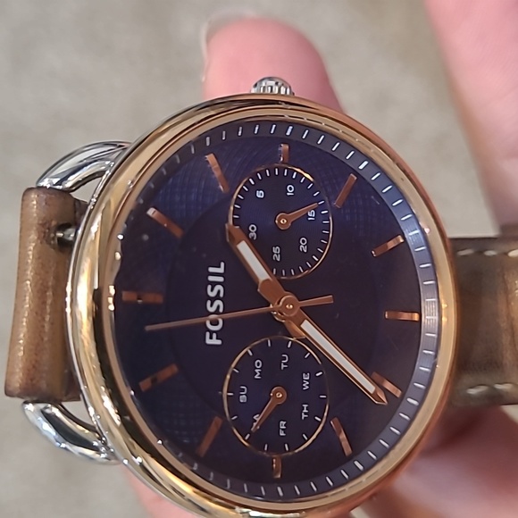 Fossil | Accessories | Blue Fossil Watch | Poshmark